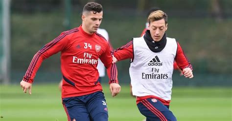 Mesut Ozil Sends Strong Message To Arsenal Fans Following Granit Xhaka