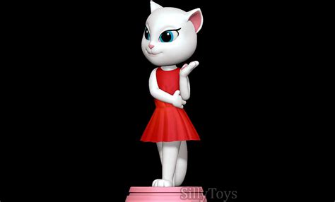 Angela My Talking Angela 3d Print Model Zbrushcentral
