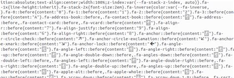 Encoding Issue For Css Breaking Fontawesome And Visual · Issue 14567