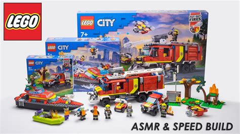 2023 Lego City Compilation Of Fire Sets Asmr And Speed Build Youtube