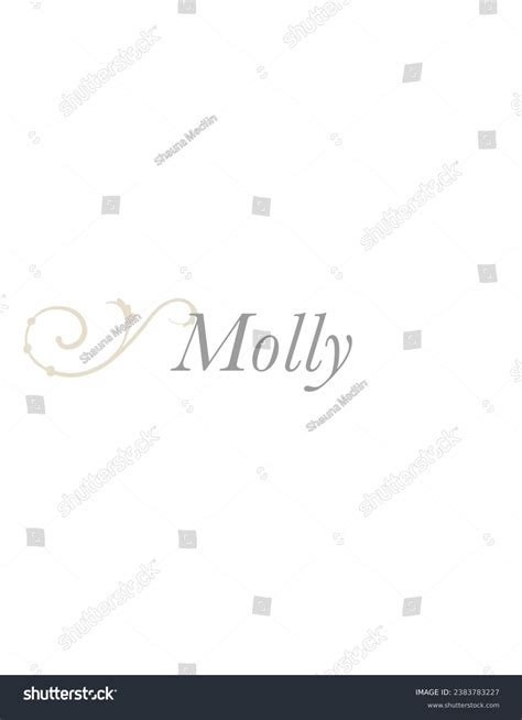 Molly Name Cursive Over 2 Royalty Free Licensable Stock Illustrations