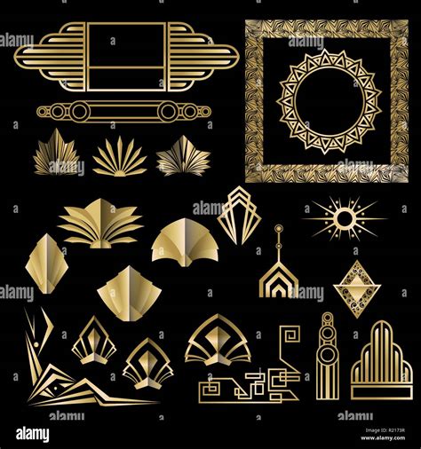 Great Gatsby Art Deco Stencil At Emmanuel Jones Blog