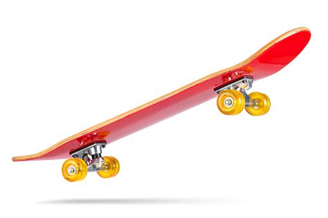 흰색 배경에 고립 된 빨간 스케이트 보드 갑판 파일에 격리 경로가 포함되어 있습니다 0명에 대한 스톡 사진 및 기타 이미지 0명 거꾸로 균형 Istock