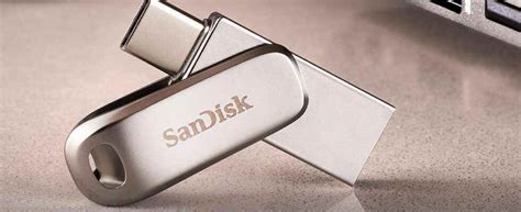 This Dual Connector Sandisk Ultra Luxe Gb Usb Type C Key Is Less Than