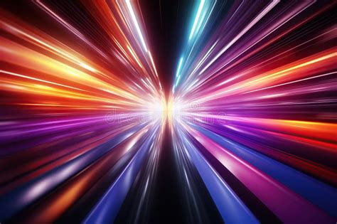 Abstract Light Trails Stock Illustration Illustration Of Dynamic