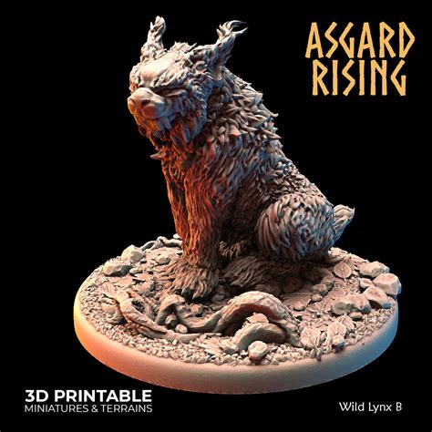 Wild Lynx Pack Asgard Rising Wargaming Dandd Dnd Dungeon Artifacts