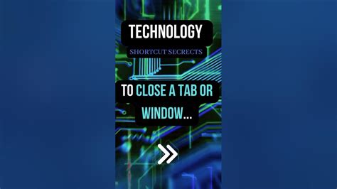Close Current Tab Faster 🤖🧠🤫 Tech Techtips Technology Lifehacks Computer Productivity Ai