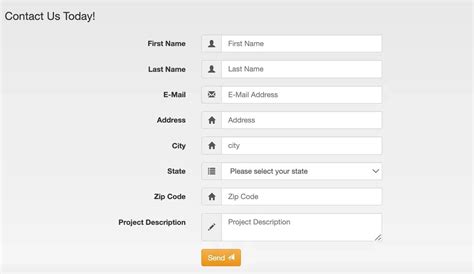 Free Bootstrap Form Templates You Can Try Right Now
