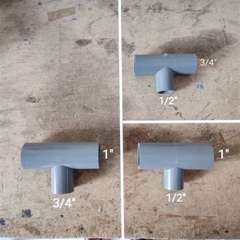 Jual Sambungan Pipa TEE T Reducer Kombinasi 1 2 X 3 4 1 X 3 4 1 X 1 2 Inch Rucika AW Paralon Pvc
