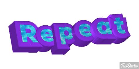 Repeat Word Animated  Logo Designs