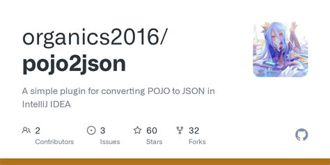 github organics2016 pojo2json a simple plugin for converting pojo to json in intellij idea