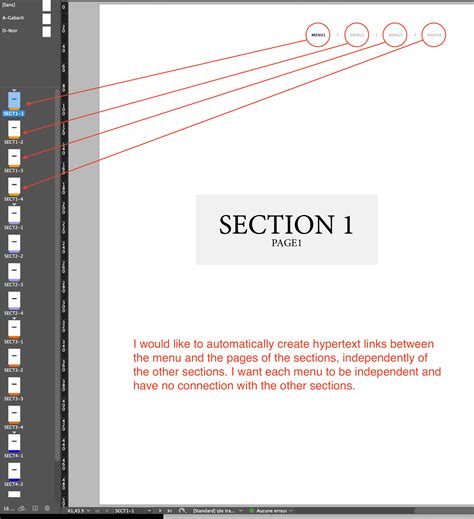 Solved Automate Menu Creation In Several Sections Adobe Product Community 13551412