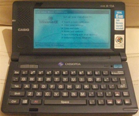 Casio Cassiopeia A 11a Agenda électronique Casio Cassiopeia A11a