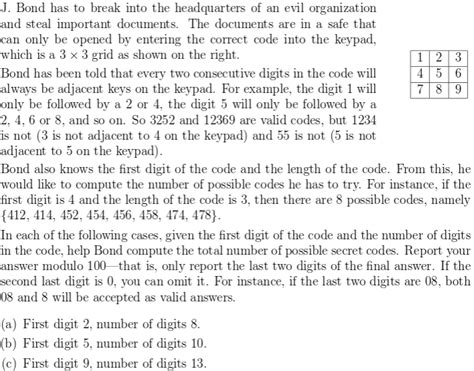 Contest Math Number Of Length N Paths In A Graph With A Fixed Start