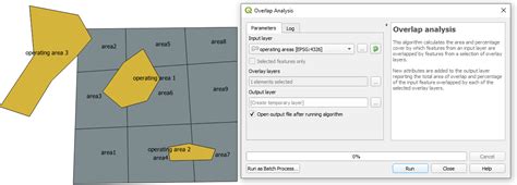 Overlapping Features Overlap Analysis In Qgis Geographic