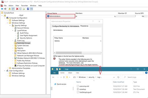 Restricted Groups Issue Microsoft Qanda