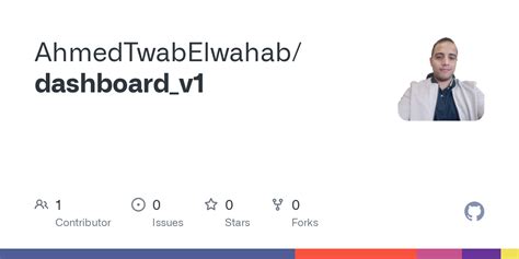 GitHub AhmedTwabElwahab Dashboard V1