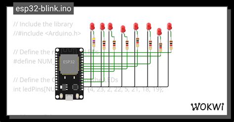 Esp32 Blink 1 Open Curtains Wokwi Esp32 Stm32 Arduino Simulator