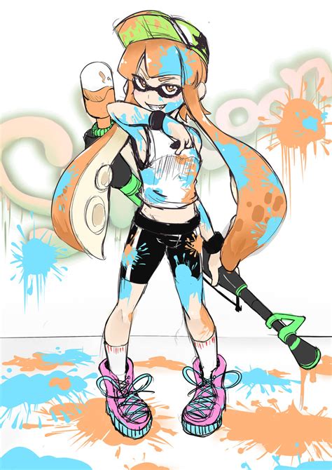 Splatoon Games Inkling Game Art Joyreactor