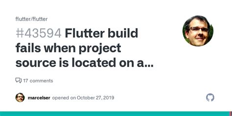 Flutter Build Fails When Project Source Is Located On A Mapped Samba