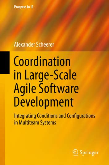 coordination in large scale agile software development ebook by