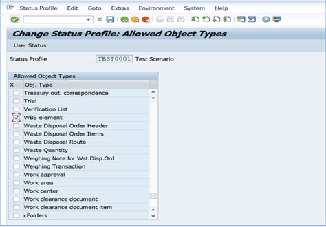 User Status Control In SAP PS SAP Community