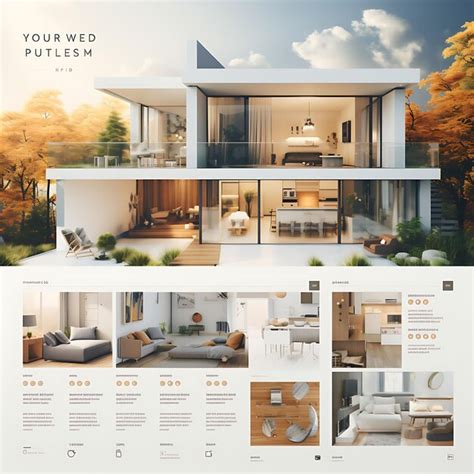 Premium Photo Layout Design Concepts With Diverse Styles For Homepages Landing Pages