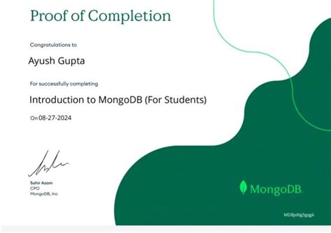 Mongodb Certification Techjourney Database Ayush Gupta