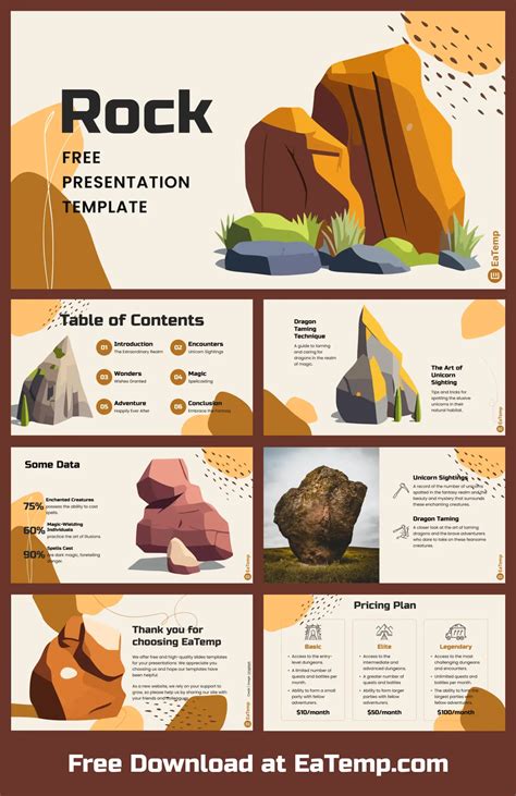 Rock Ppt Presentation Template Eatemp Artofit