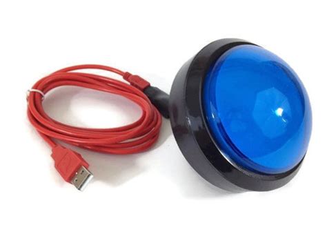 USB Button Big Red Button Red Blue Or Green Button DIY Wedding Photobooth Or Interactive