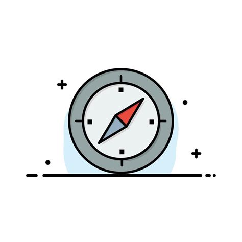 Navigation Direction Compass Gps Business Logo Template Flat Color 13331044 Vector Art At Vecteezy