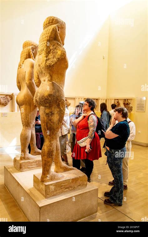 Kleobis Cleobis And Biton The Twins Of Argos Kouros Statues Delphi