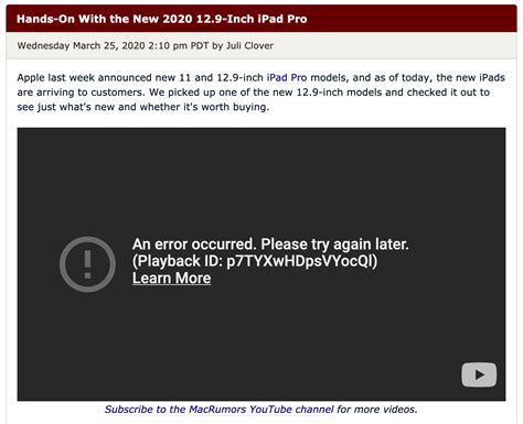 Embedded Youtube Video No Longer Plays On Firefox MacRumors Forums
