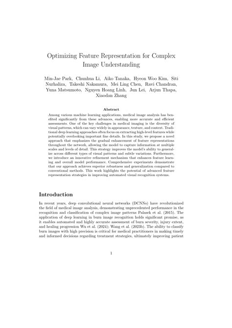 Pdf Optimizing Feature Representation For Complex Image Understanding