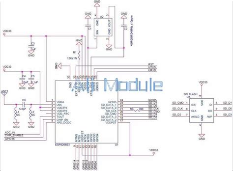 Decoding The Schematic Of The Esp01 Module