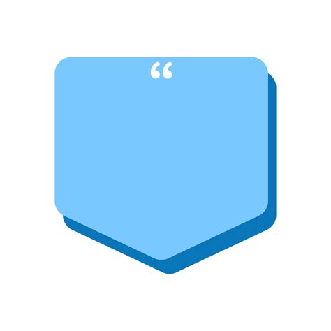 Text Box Element Vector Comment Shape Illustration Quote Element