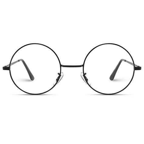 Charley Round Metal Frame Glasses Circle Lens Clear Retro Glasses