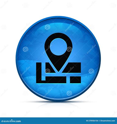 Address Icon On Classy Splash Blue Round Button Illustration Stock Illustration Illustration