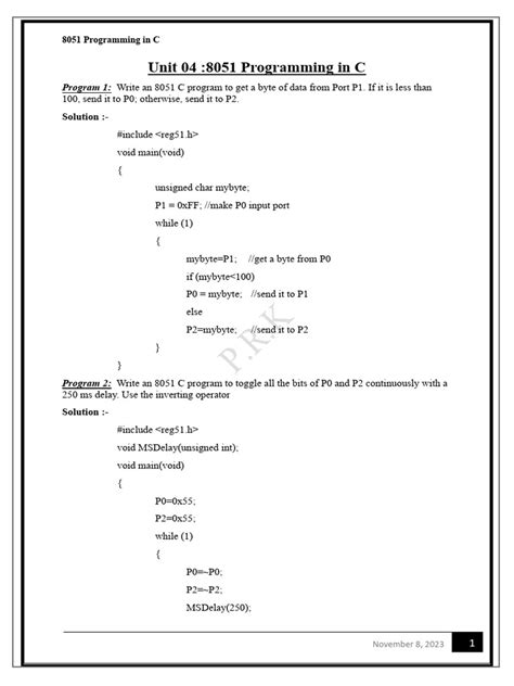 Mic Unit 04 Program Pdf Computing Computer Programming