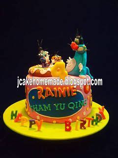 Oggy And The Cockroaches Birthday Cake Oggy和蟑螂蛋糕 Oggy