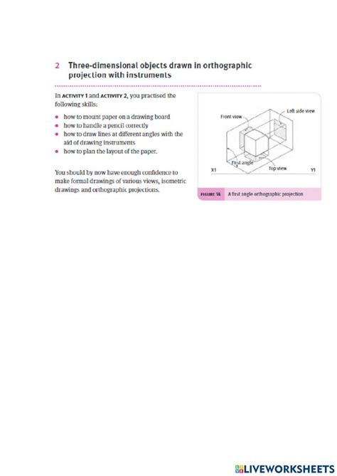 3d Objects Draw… Free Interactive Worksheets 1962740