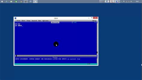 Gw Basic Programs Small Game Very Simple To Make Lesson 06 Youtube
