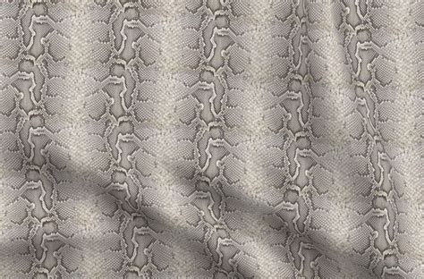 Python Natural Fabric Reptile Skin Minky Fabric Cotton Twill Fabric