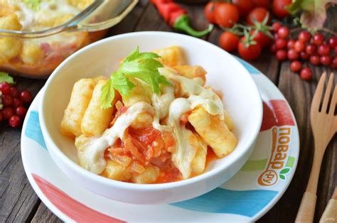 Запеченные картофельные клецки Картофельные блюда Еда Картошка