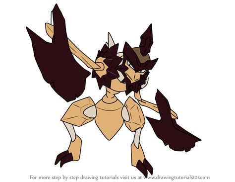 how to draw kleavor from pokemon pokemon step by step