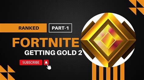 Getting To Gold 2 Rank In Fortnite Solo Youtube
