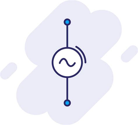 Ac Voltage Source Line Filled Backgroud Icon 38159091 Vector Art At Vecteezy