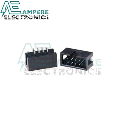 Dc3 8p Male Idc Connector Polarized Straight Ampere Electronics