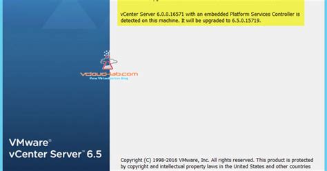 UPGRADING FROM VMWARE VCENTER 6 0 TO 6 5 PROCEDURE AND VSPHERE HTML5 WEB CLIENT VGeek Tales