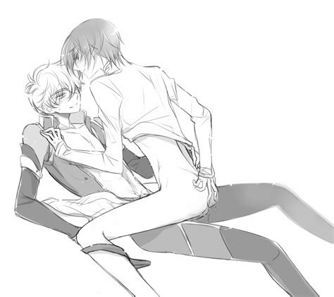 Rule 34 Code Geass Lelouch Lamperouge Male Multiple Males Suzaku